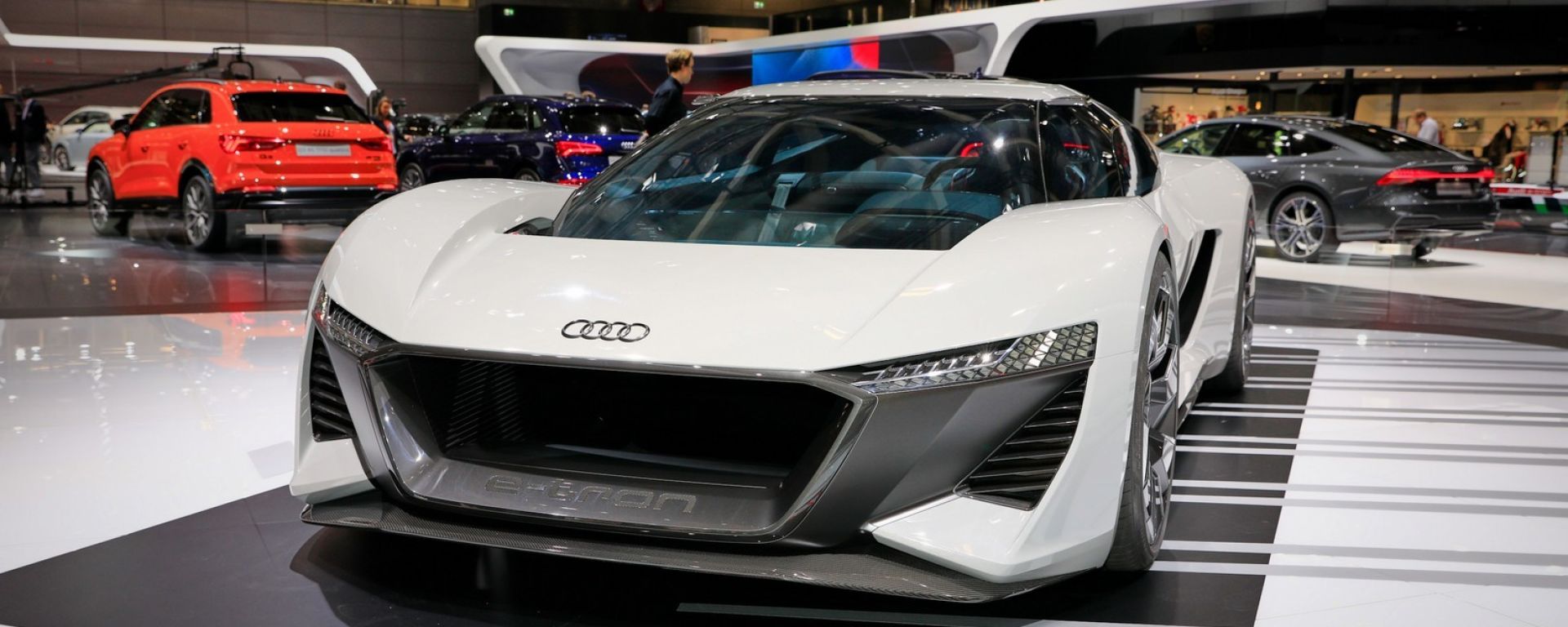 Audi PB18 e-tron concept, a Parigi 2018 supercar elettrica a 3 motori ...