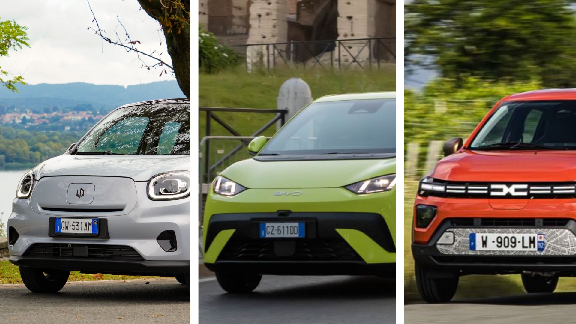 Citycar EV: BYD Dolphin Surf vs Dacia Spring, prezzi a confronto