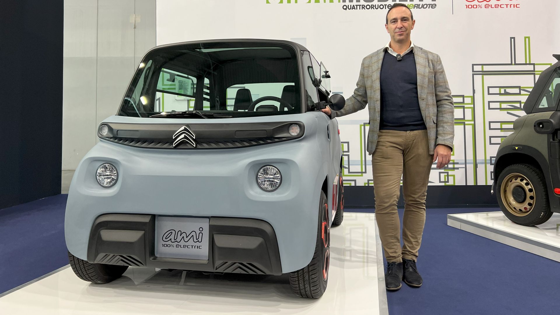 Citroen a EICMA 2023: Ami ed E-C3 con Alessandro Musumeci. Video