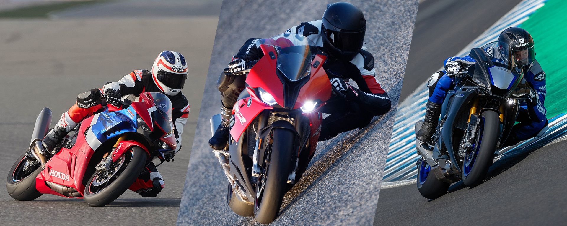 Confronto Honda CBR1000RR-R, Yamaha R1 M, BMW S 1000 RR - MotorBox