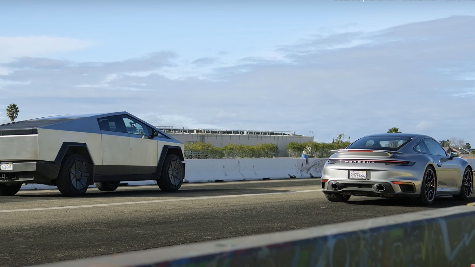 Cybertruck Porsche 911
