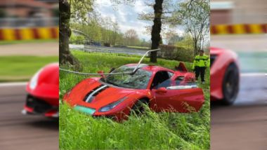 Ferrari 488 Pista: video dell'incidente in Olanda