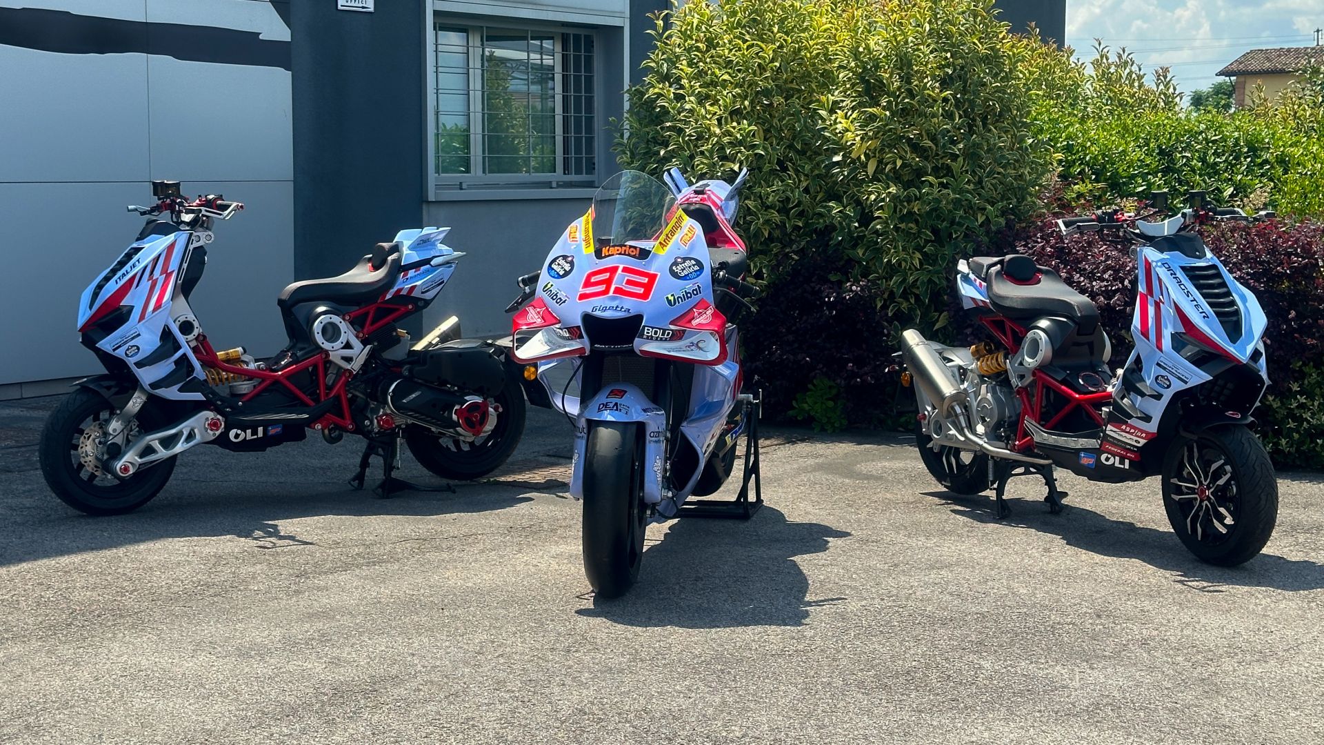 Italjet Dragster Gresini Edition, come la Ducati MotoGP di Marquez