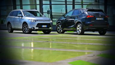 Video confronto | Lexus NX vs Mitsubishi Outlander PHEV