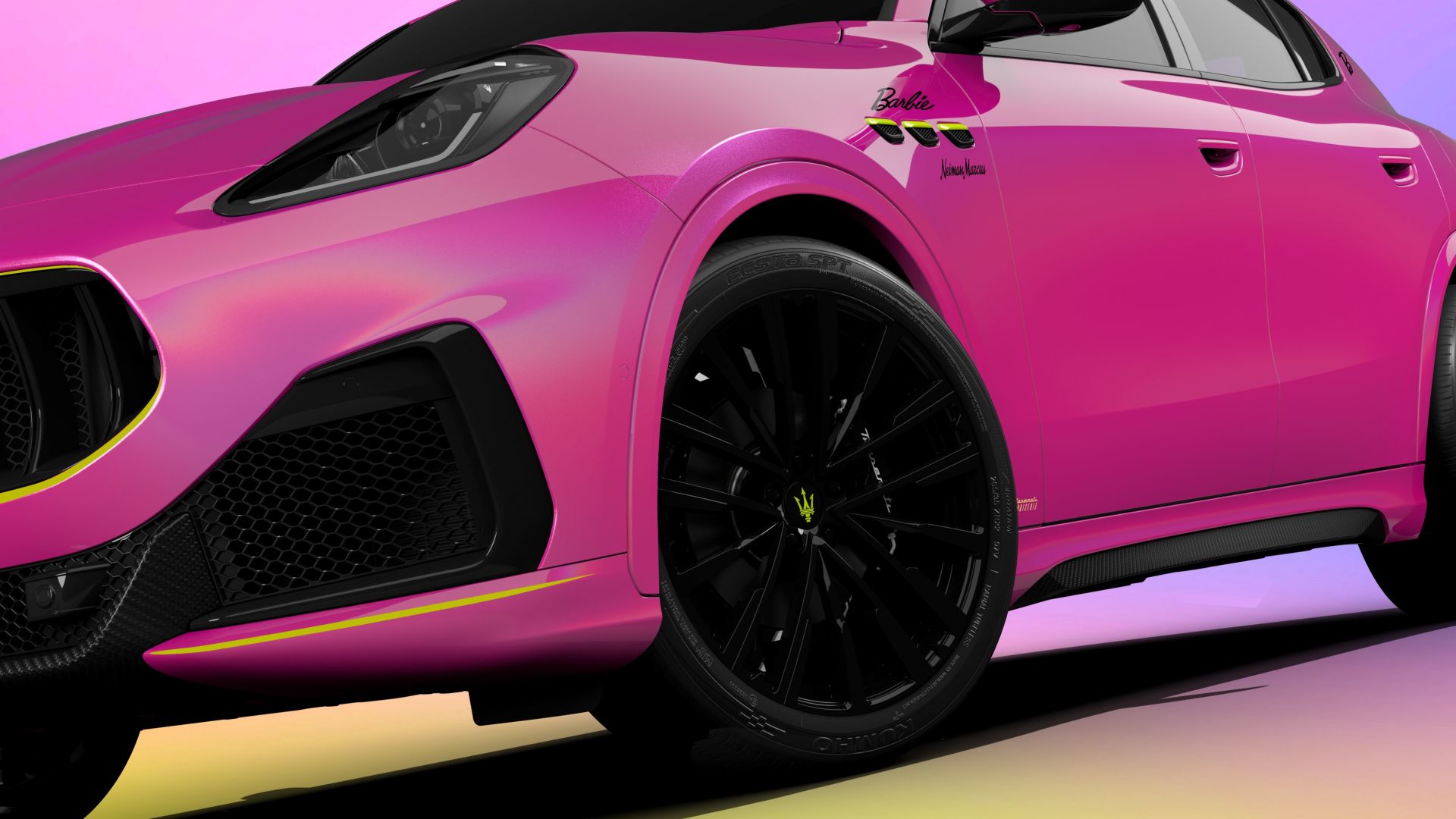 Maserati Grecale Barbie, una special edition per beneficenza. Foto