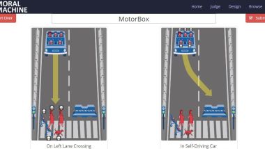 Moral Machine: il sito social per l'etica delle auto robot.