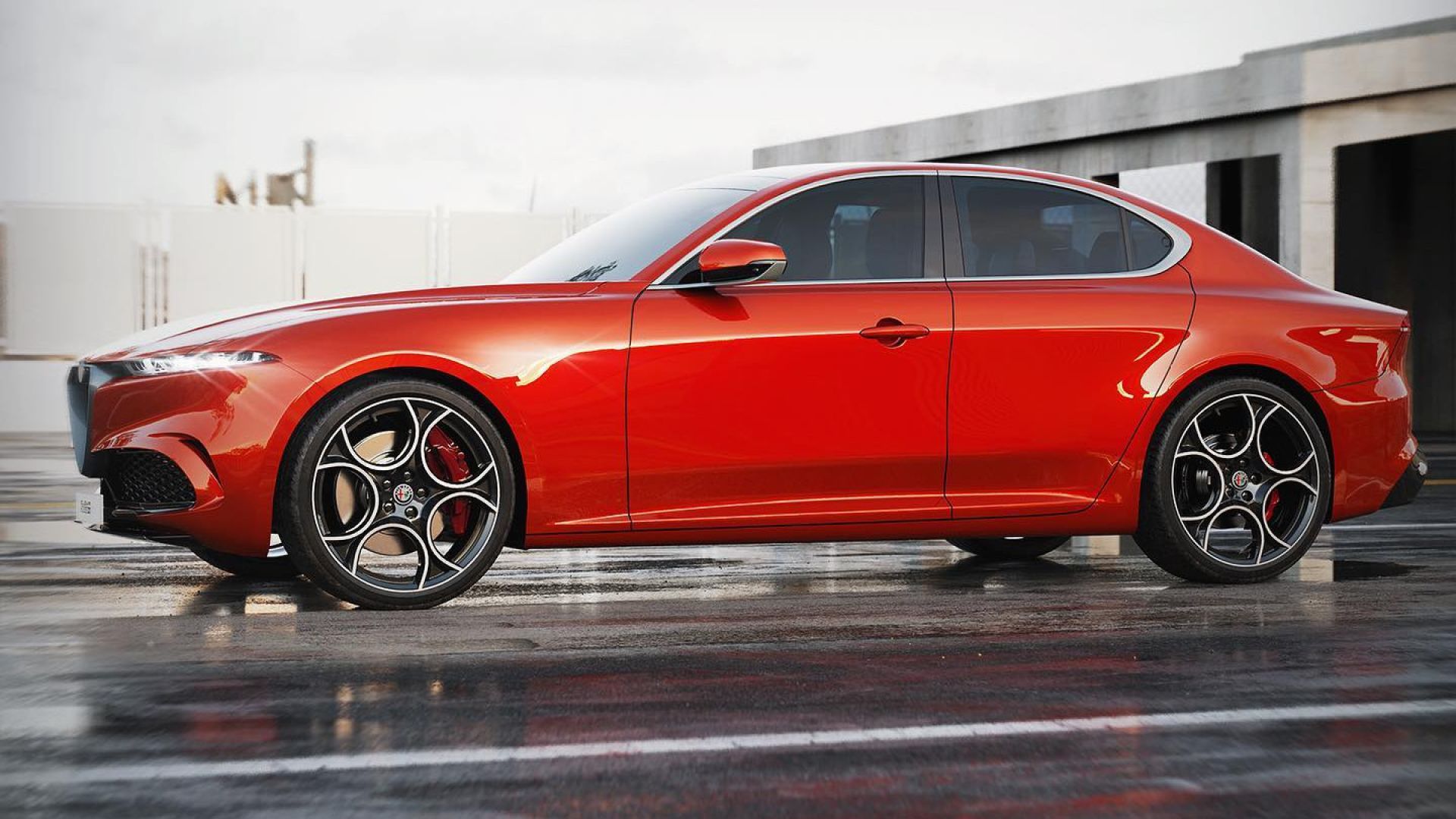 Nuova Alfa Romeo Giulia: i rendering di Sugar Design