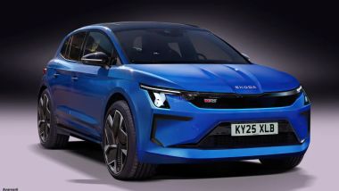Skoda Elroq: il render dell'erede elettrico di Skoda Karoq