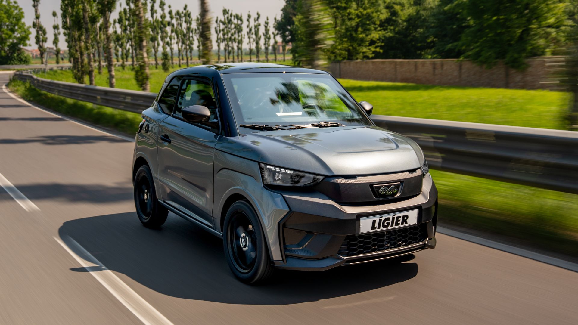 Prova microcar Ligier JS50 Revo D+ con motore diesel Euro 5+