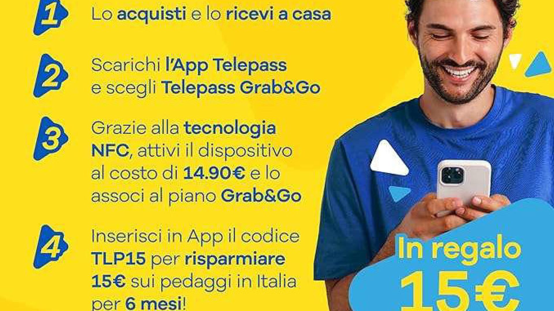 Telepass Grab&Go di nuovo disponibile su Amazon.it