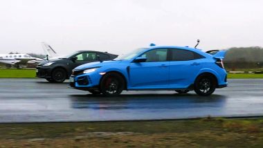 Toyota GR Yaris vs Honda Civic Type-R, la sfida in video