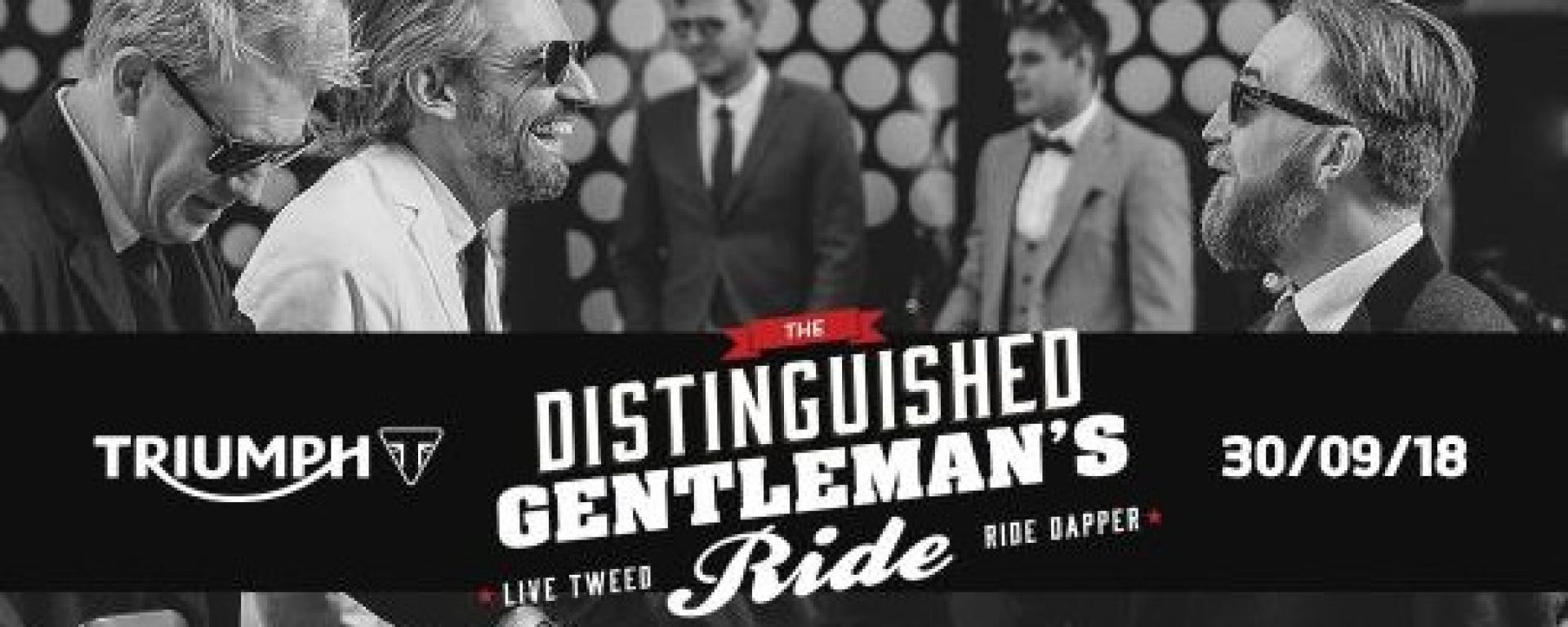 Triumph è il main sponsor del Distinguished Gentleman's Ride 2018 ...
