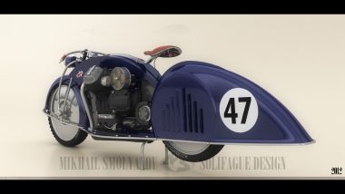 Concept Bike | VSN 47 Concept Motorcycle by Solifague Design